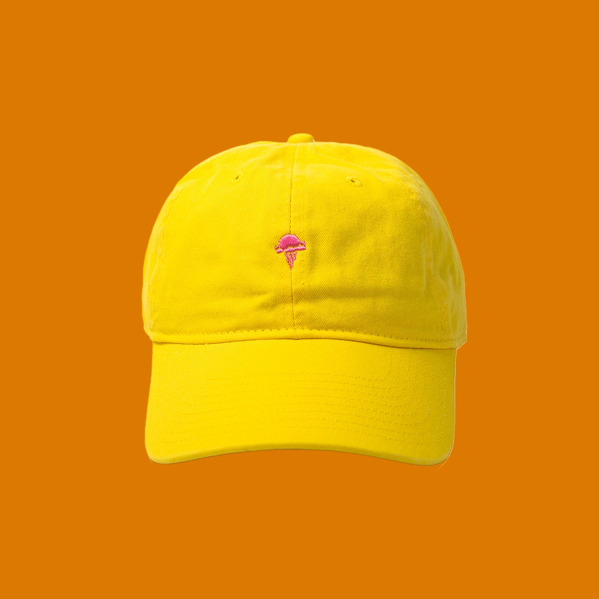 hat - cone yellow | molly moon's homemade ice cream