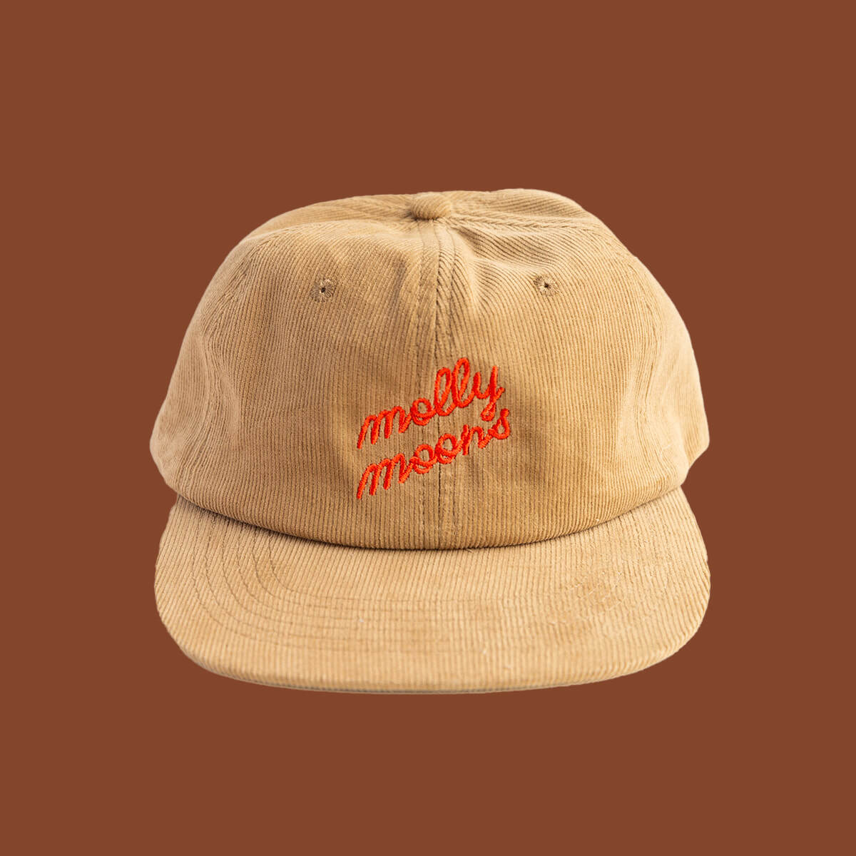 hat - logo corduroy | molly moon's homemade ice cream